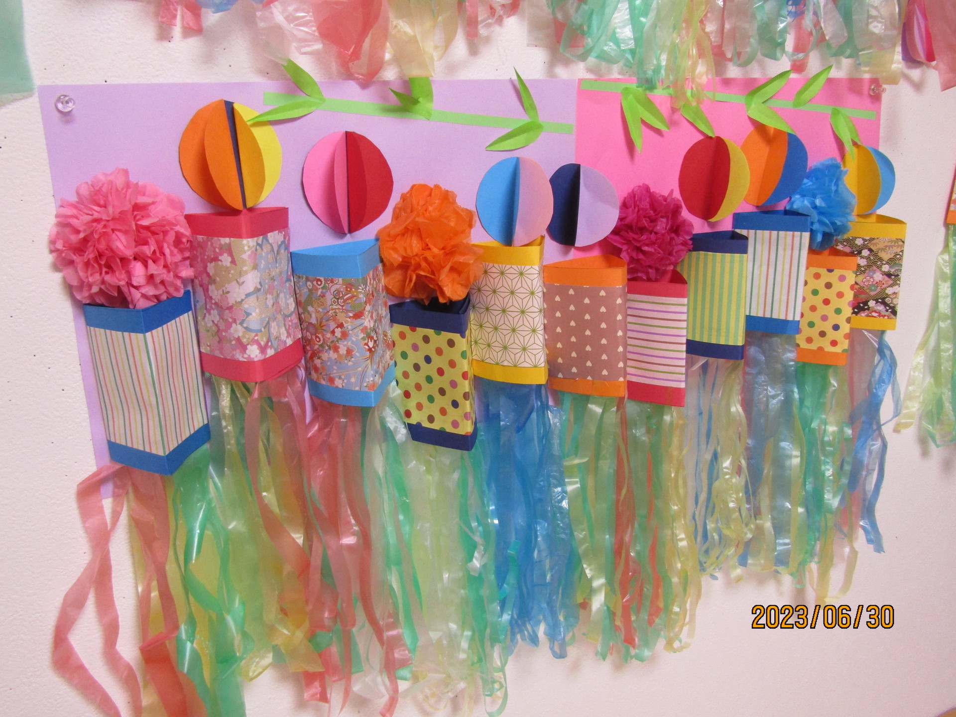 ☆ 文月(7月)のスタート ☆ ～壁紙は七夕の飾り風～: ケアホーム杜の郷能美